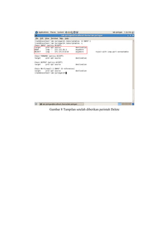 Contoh penggunaan-iptables | PDF