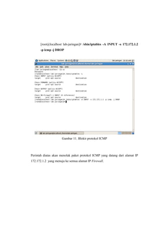 Contoh penggunaan-iptables | PDF