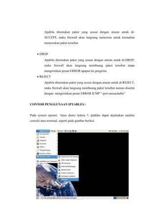 Contoh penggunaan-iptables | PDF