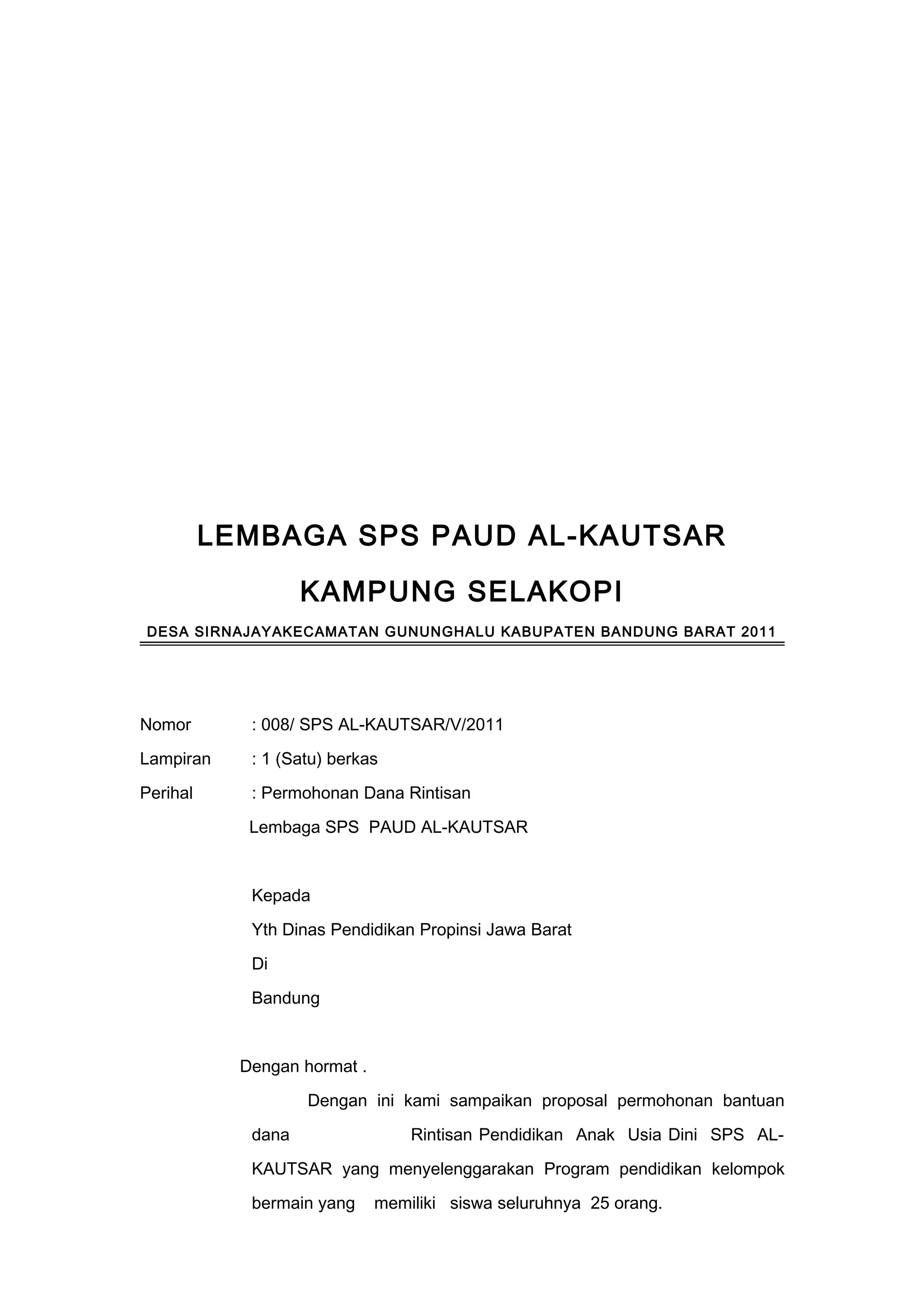 Contoh proposal-bantuan-pendidikan | DOC