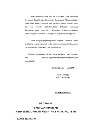 Contoh proposal-bantuan-pendidikan | DOC