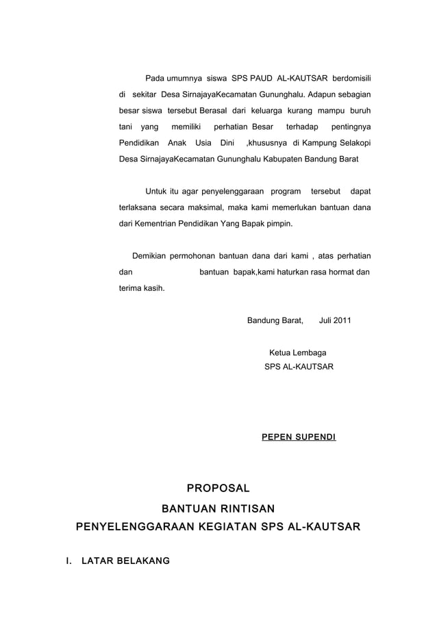 Contoh proposal-bantuan-pendidikan | DOC