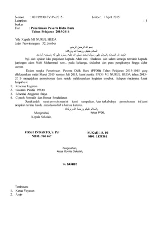 Contoh proposal-ppdb | DOCX