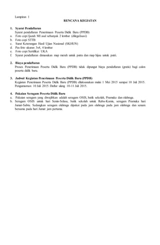 Contoh proposal-ppdb | DOCX