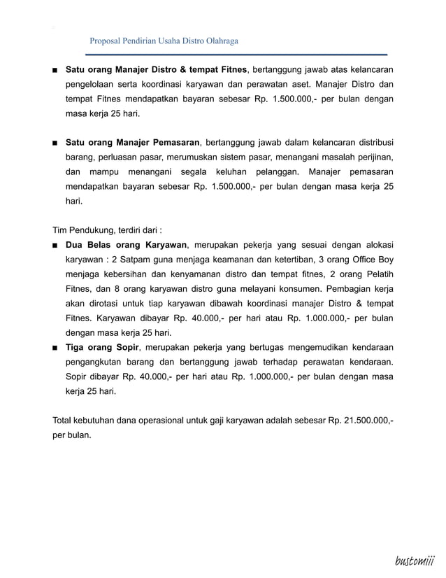 Contoh proposal-usaha-distro-olahraga-signed-signed | PDF