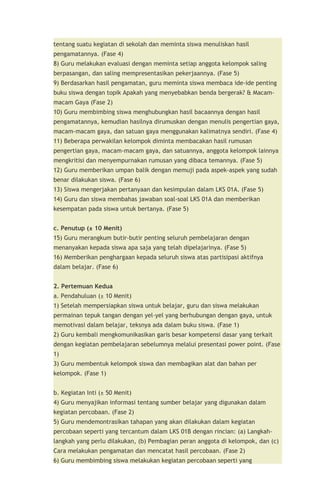 Contoh rpp-ipa-sd-kelas-iv-1 | DOC