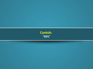 contoh penyusunan rps untuk mata kuliah .pptx