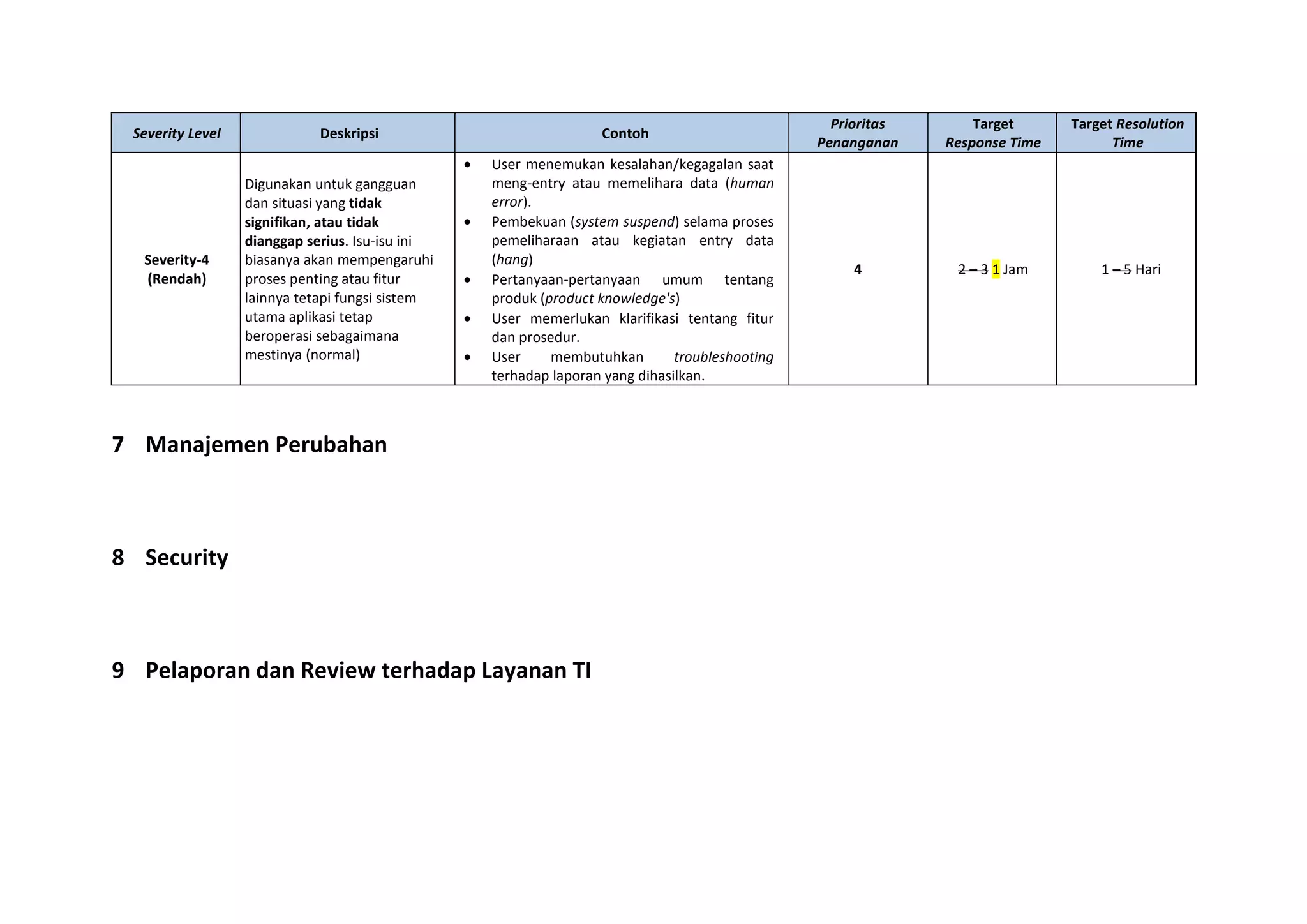 Contoh-Service-Level-Agreement | PDF
