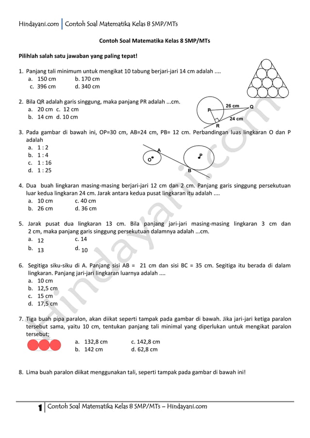 Contoh soal-matematika-kelas-8-smp-m ts