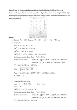 Contoh soal-sambungan-baut | PDF