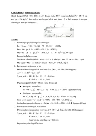 Contoh soal-sambungan-baut | PDF