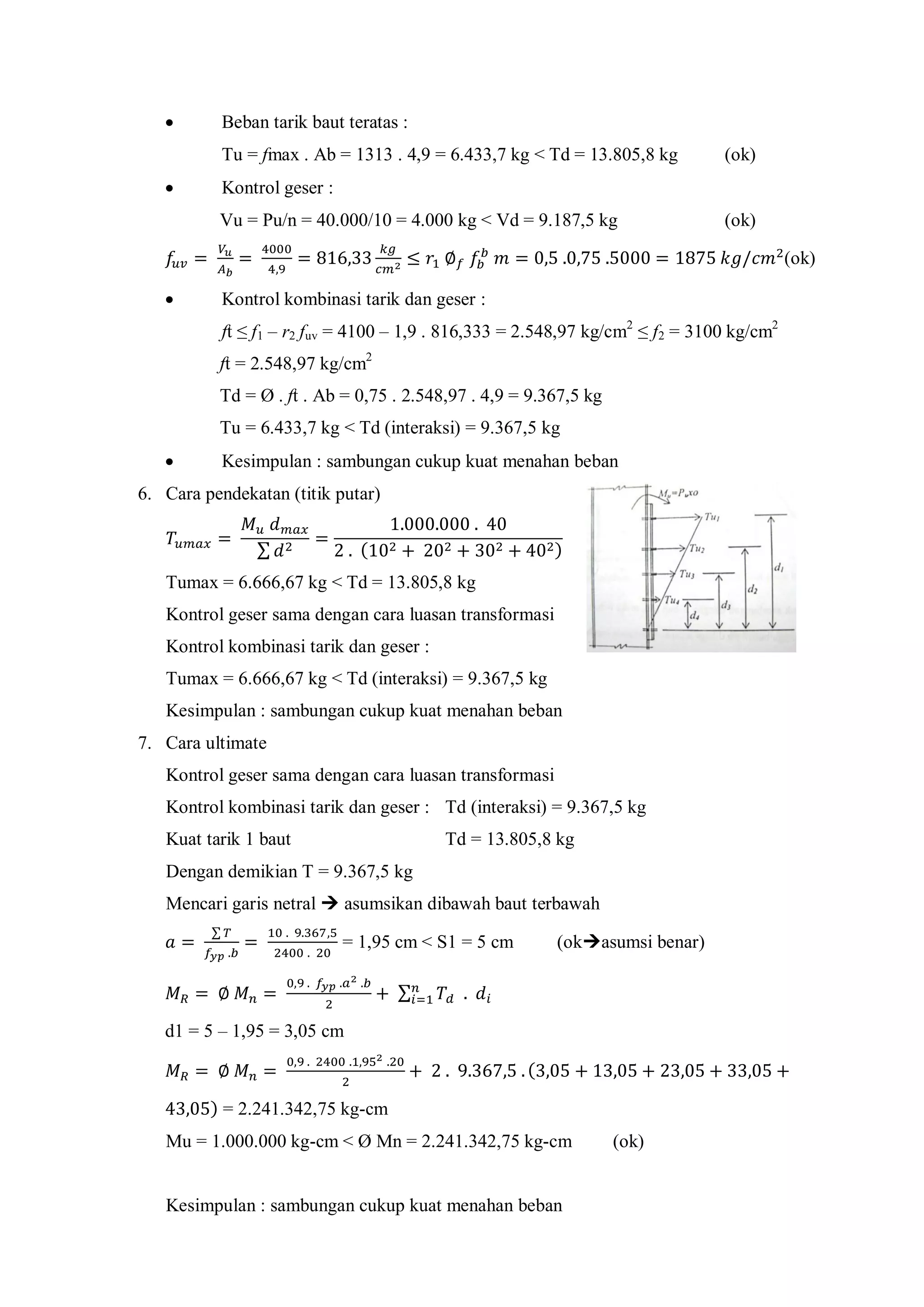 Contoh soal-sambungan-baut | PDF