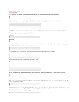 Contoh soalan-latihan-edu3105 (1) | PDF