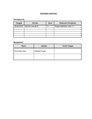 Contoh template-perencanaan-manajemen-proyek | DOC
