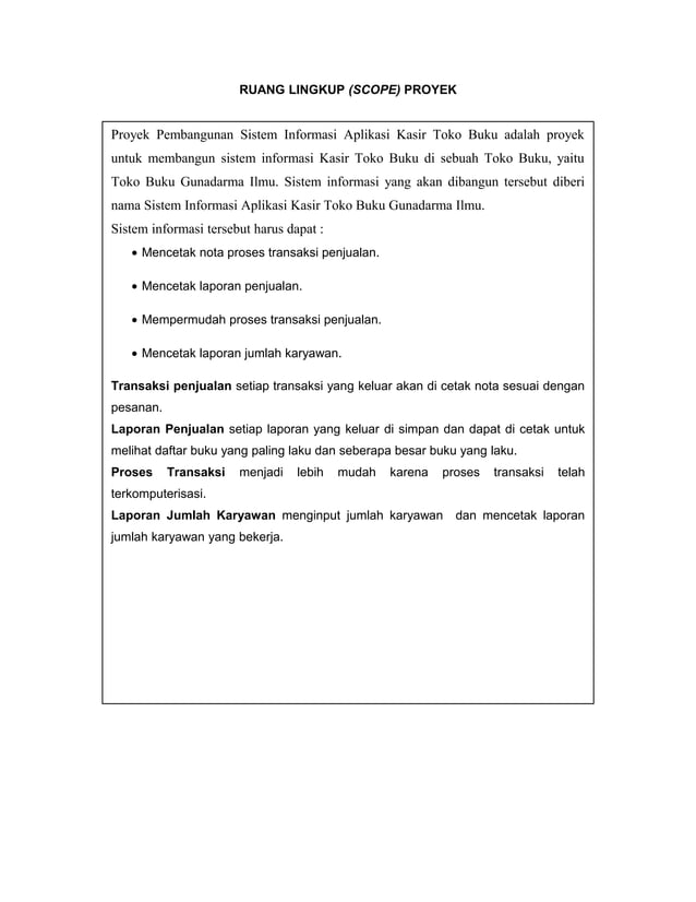 Contoh template-perencanaan-manajemen-proyek | DOC