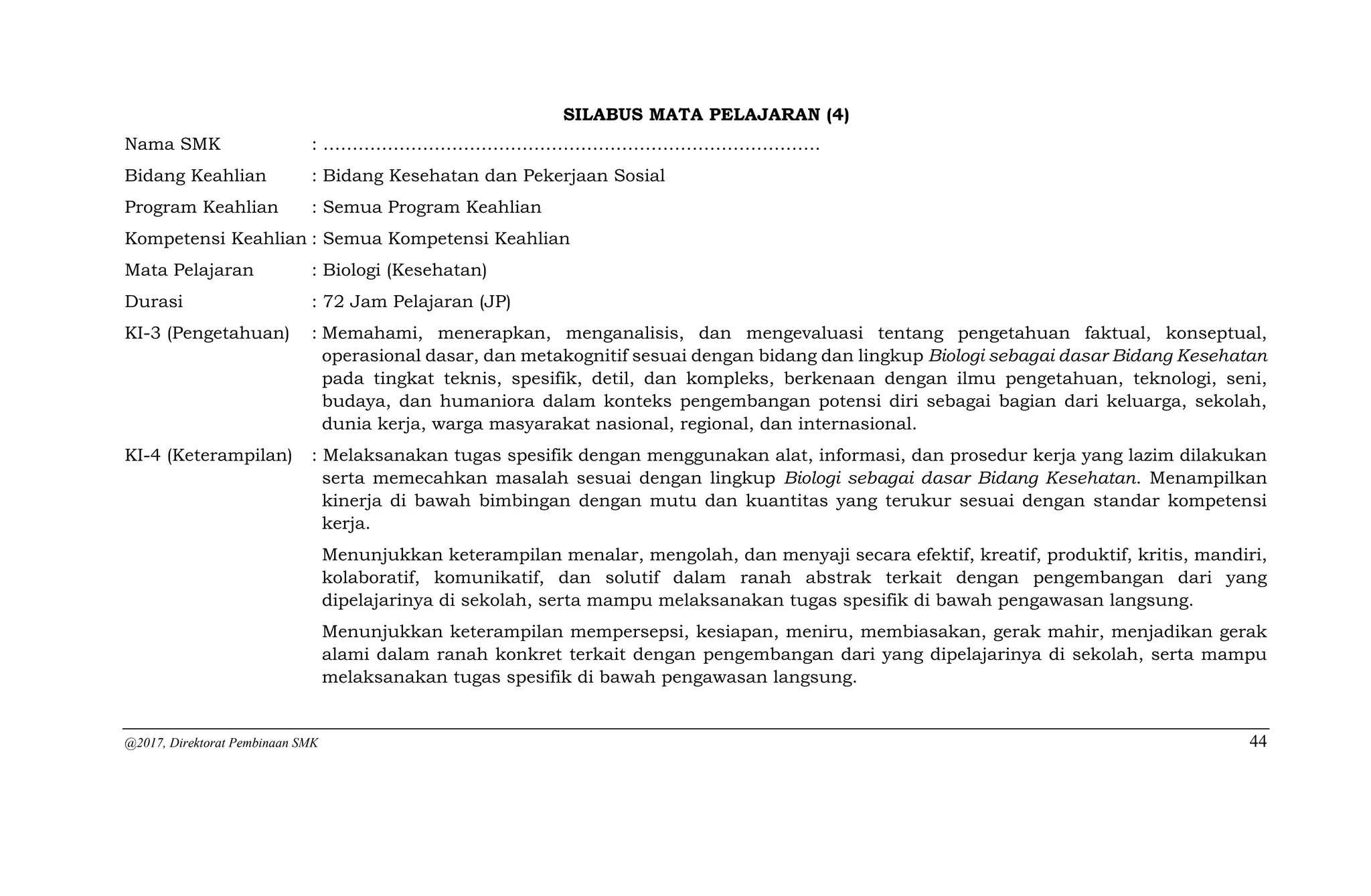 Contoh 9 silabus edit ms ttd-terverifikasi | PDF