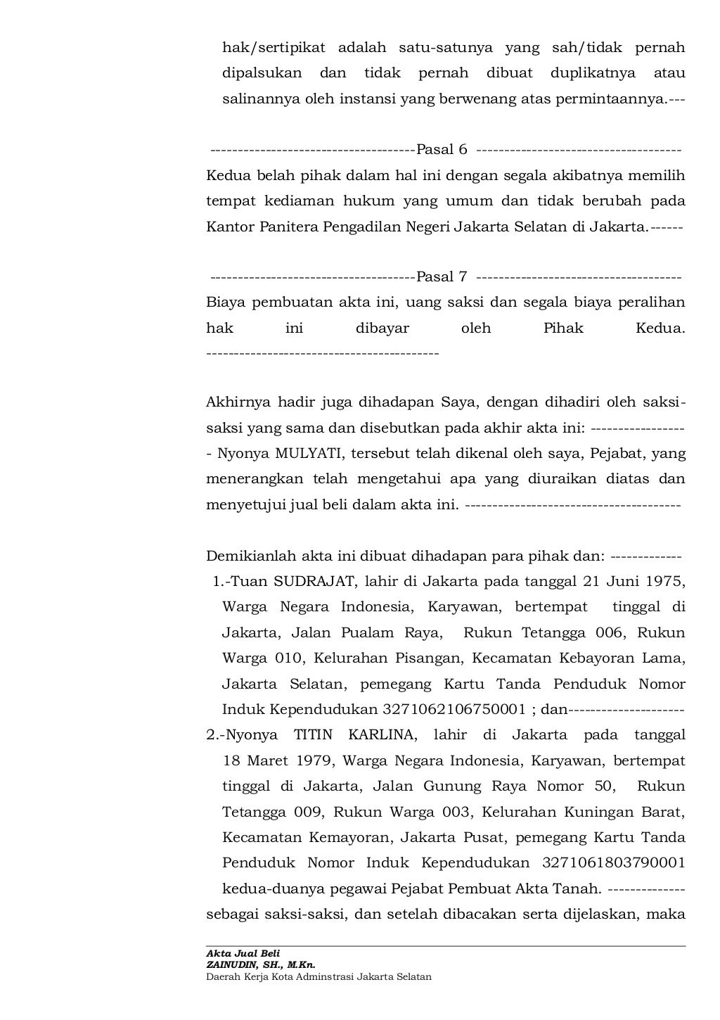 ️ Contoh AJB Asli? Lihat Di Sini!