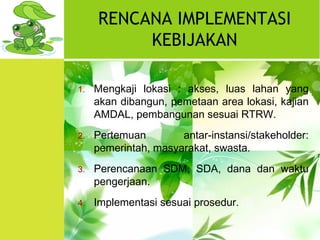 Contoh analisis kebijakan penataan copy | PPT