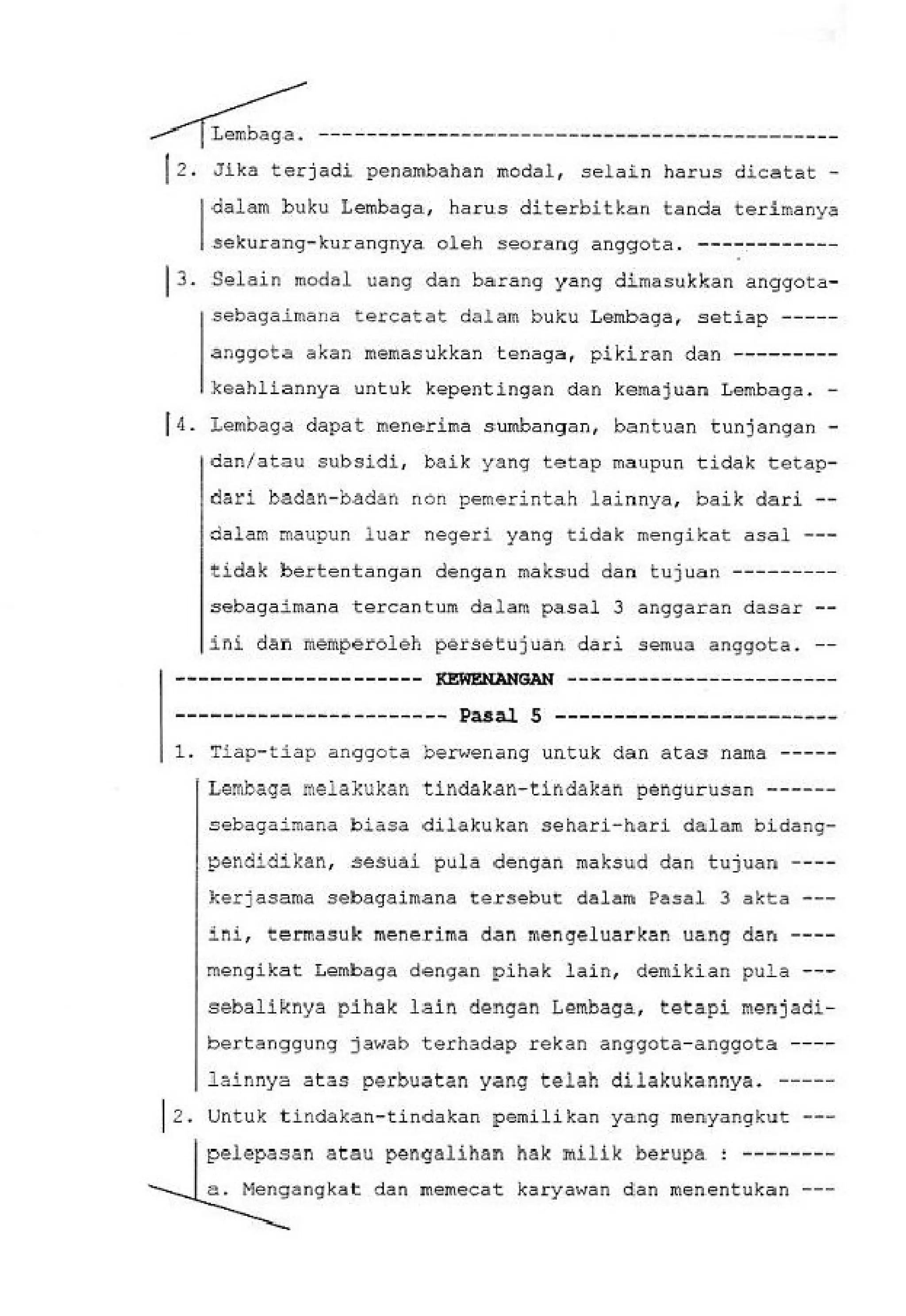Contoh akta lkp | PDF