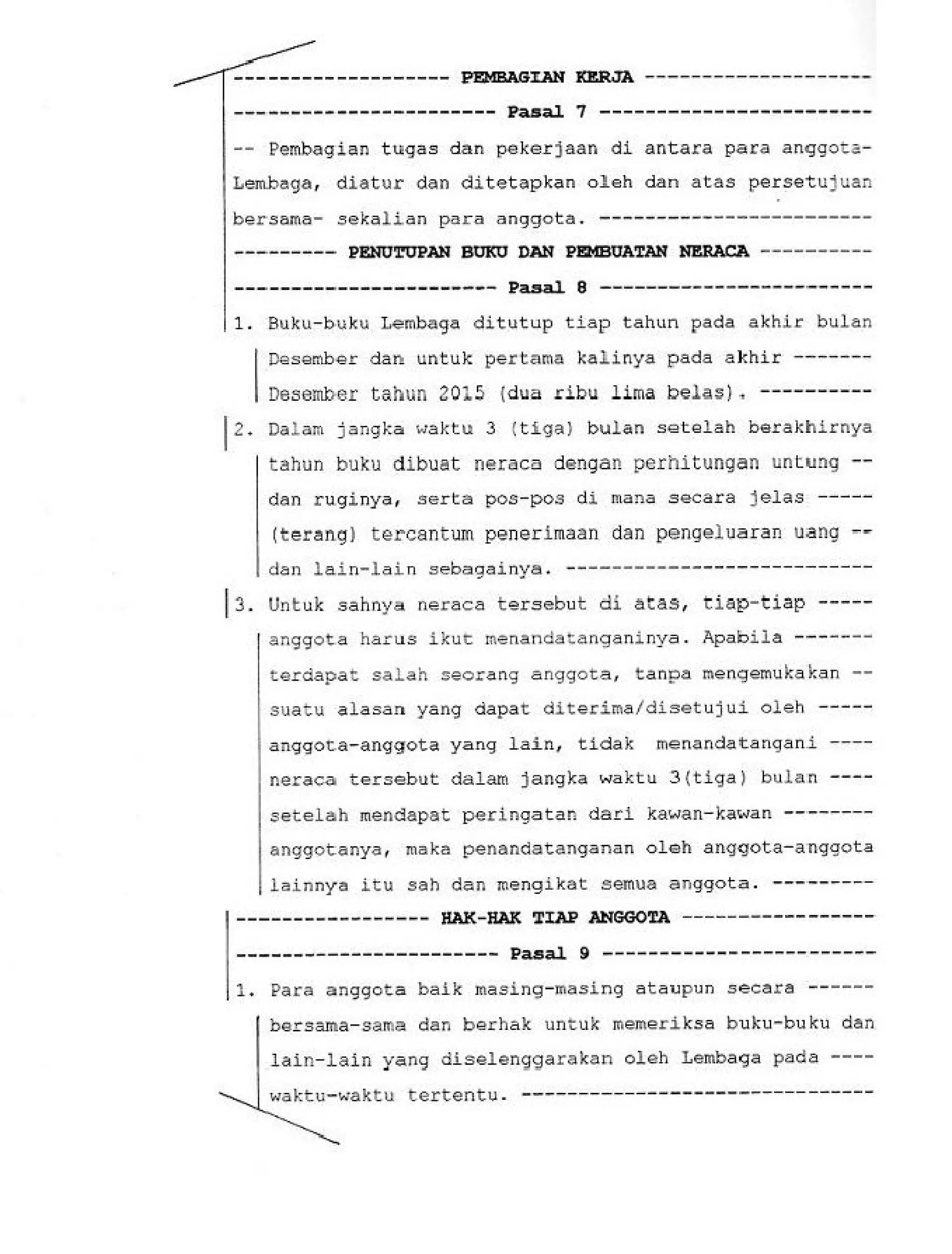 Contoh akta lkp | PDF