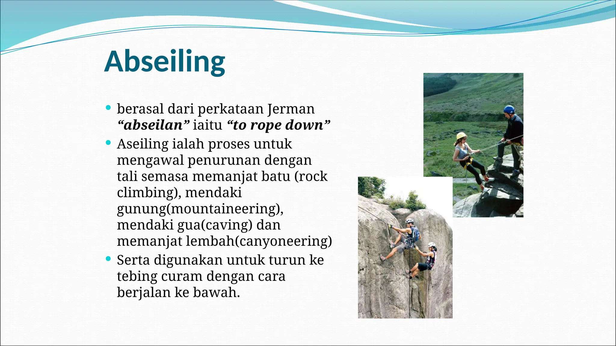 contoh aktiviti rekreasi luar yang menarik | PPT