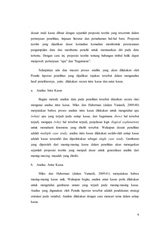 Contoh analisis dan interpretasi data pada penelitian kualitatif | DOCX