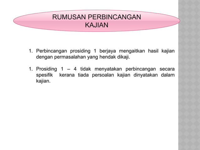 Contoh analisis prosiding | PPT