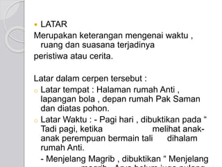 Contoh analisis strukturalisme pada cerita anak | PPTX