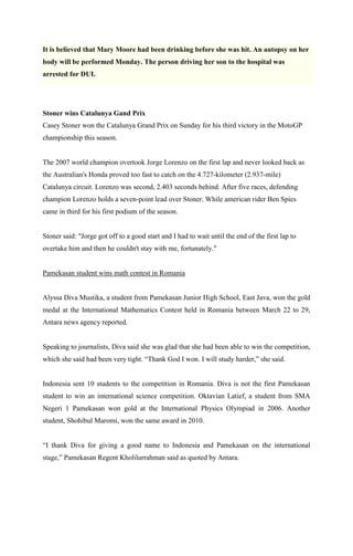 Contoh Announcement Text Docx