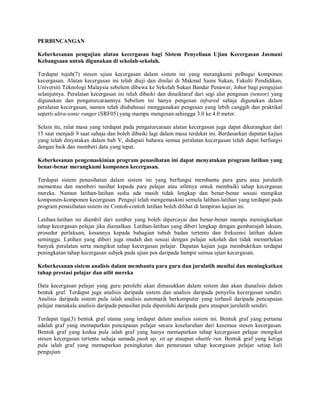 Contoh asigment ujian kecergasan | PDF