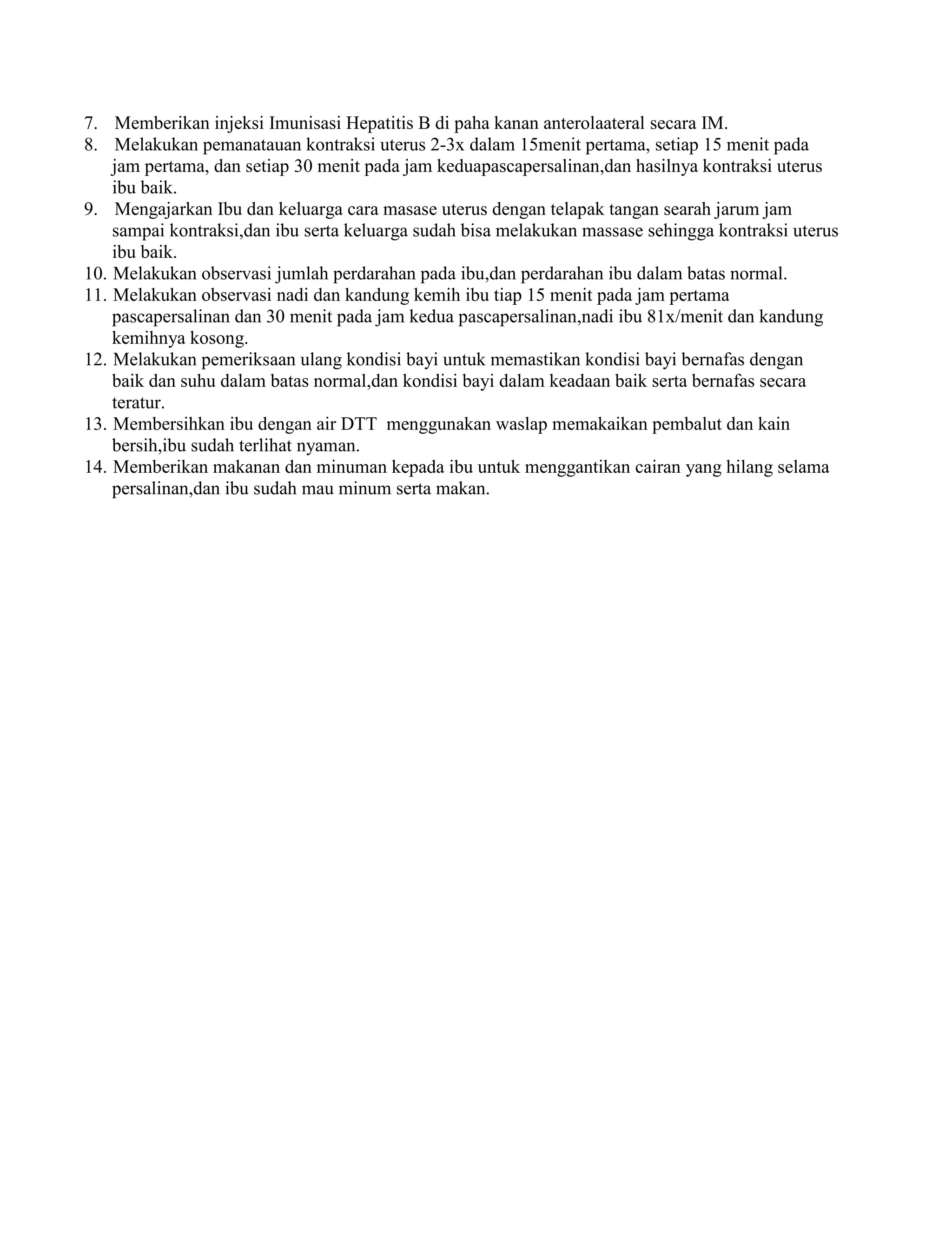 Contoh askeb bersalin normal | DOCX