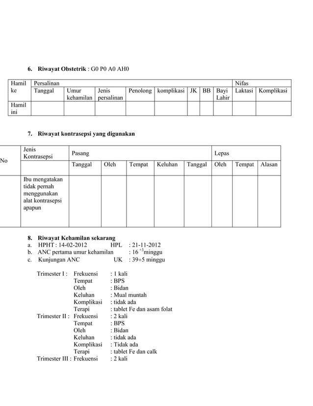 Contoh askeb bersalin normal | DOCX