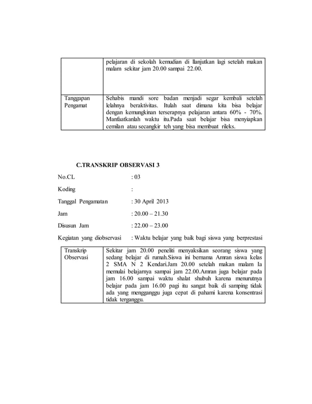 Contoh bab iv dan lampiran | PDF