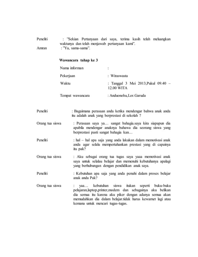 Contoh bab iv dan lampiran | PDF