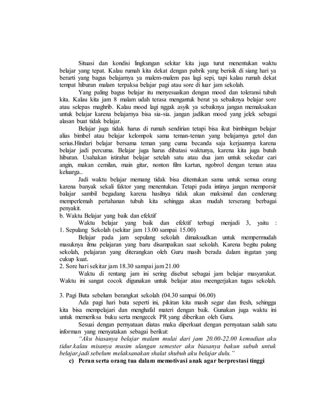 Contoh bab iv dan lampiran | PDF