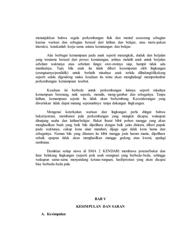 Contoh bab iv dan lampiran | PDF