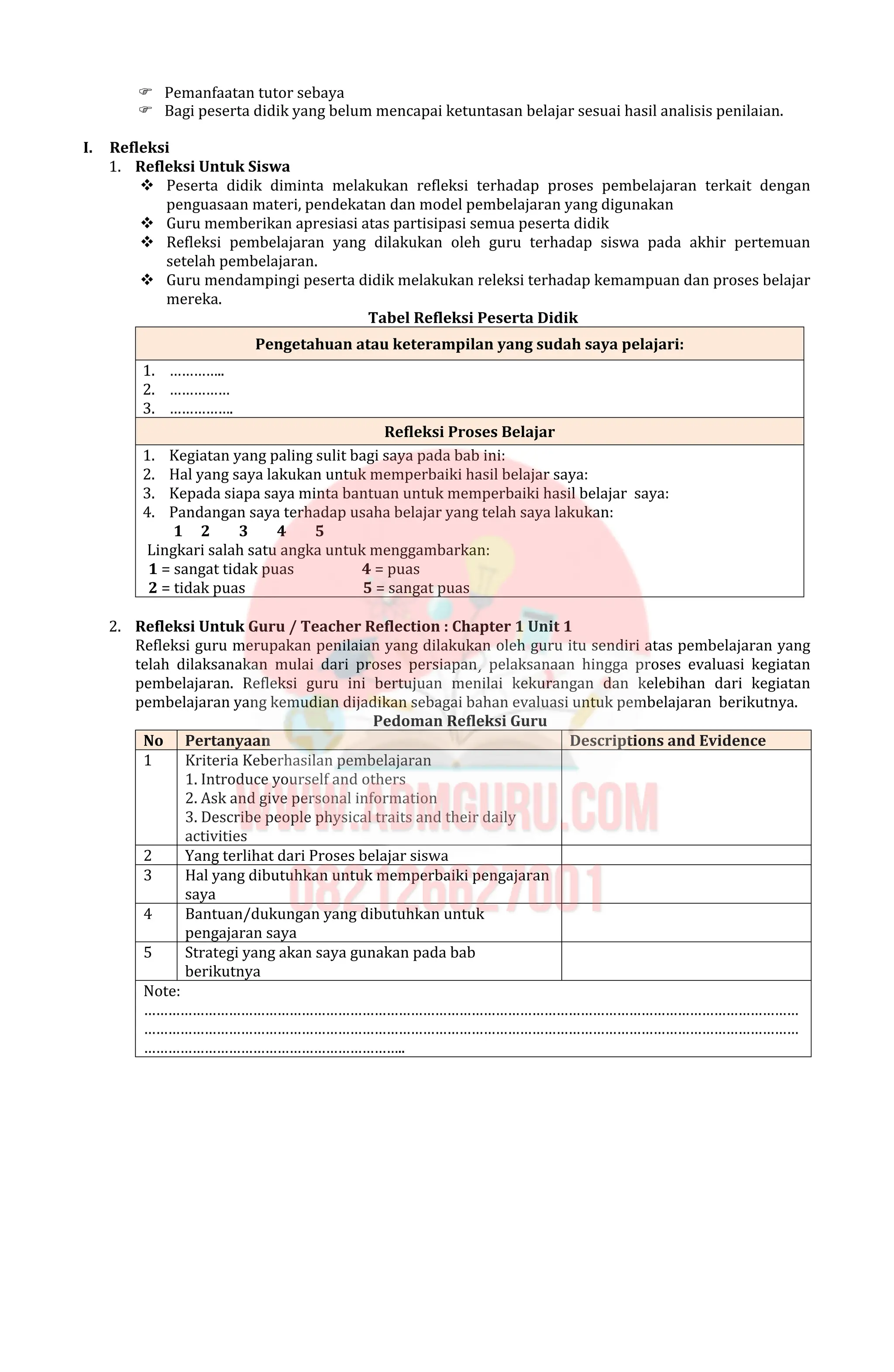 Modul Ajar B Inggris Kelas 7 Deep Learning | PDF