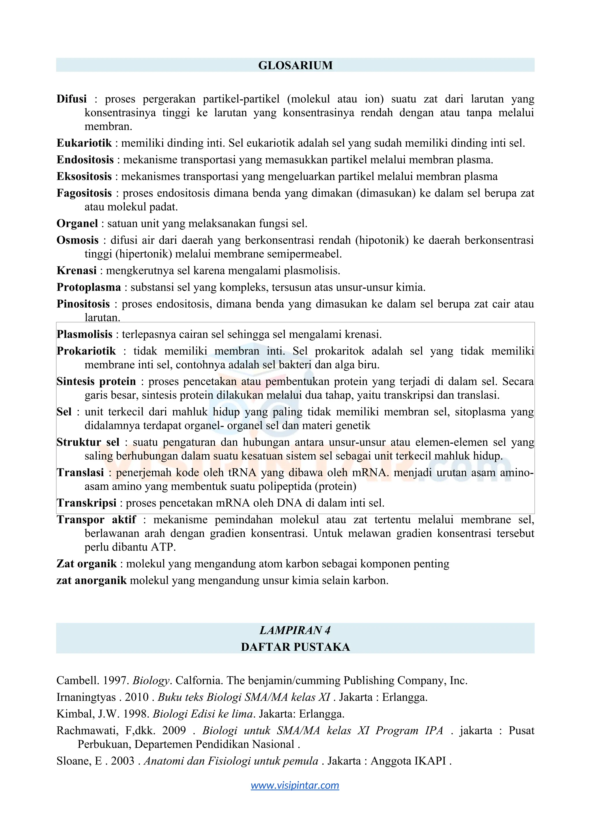 Modul Ajar Biologi SMA Kelas 11 Kurikulum Merdeka | DOCX