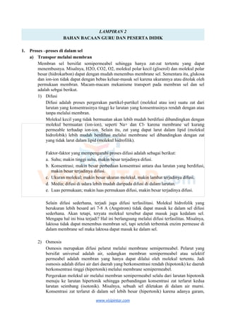 Modul Ajar Biologi SMA Kelas 11 Kurikulum Merdeka | DOCX
