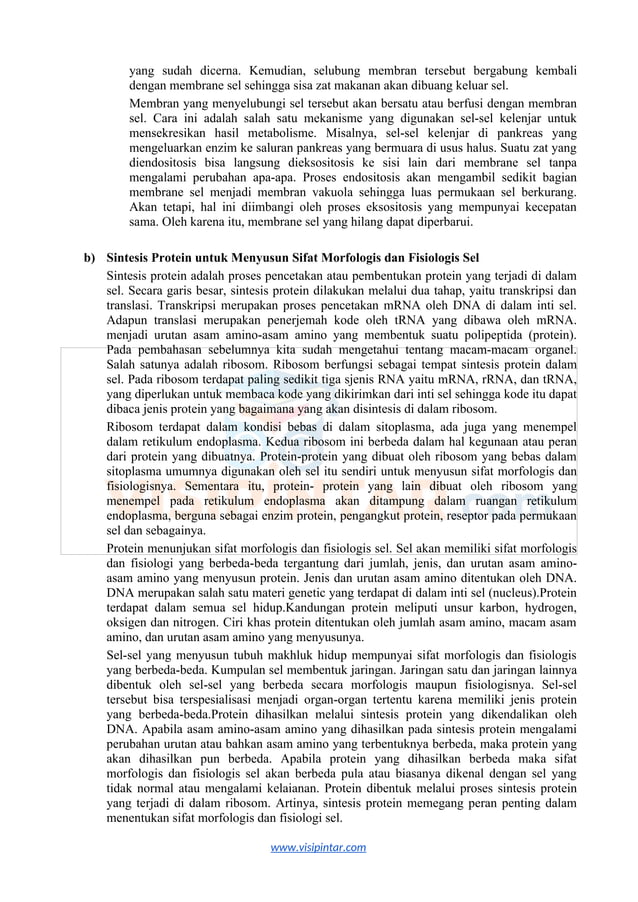 Modul Ajar Biologi SMA Kelas 11 Kurikulum Merdeka | DOCX