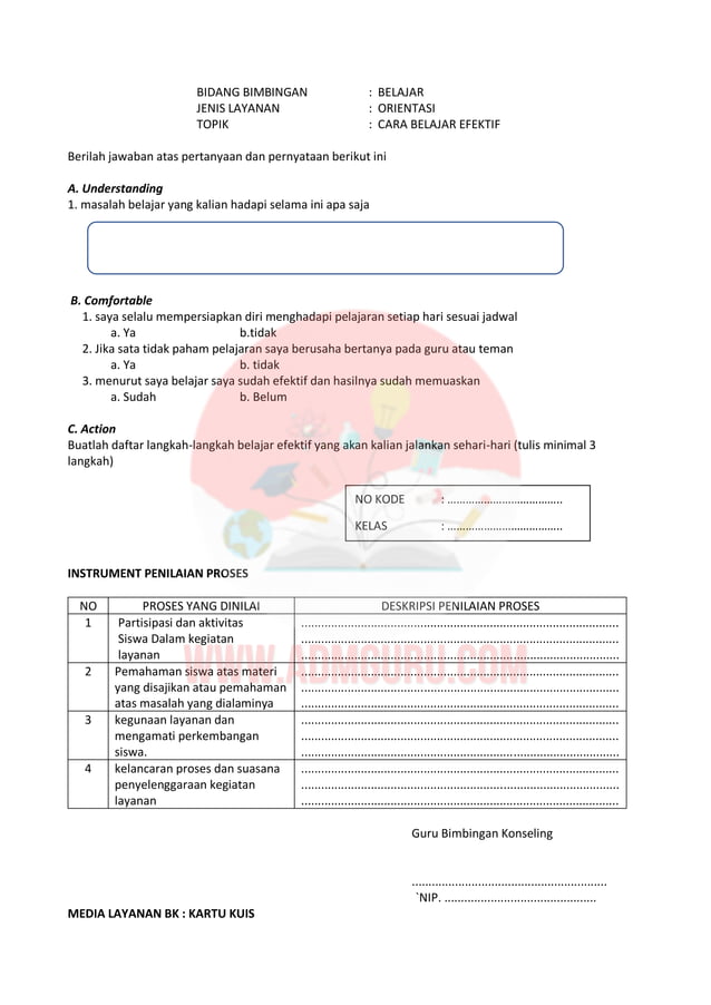 Modul Ajar BK Kelas 8 Kurikulum Merdeka | PDF