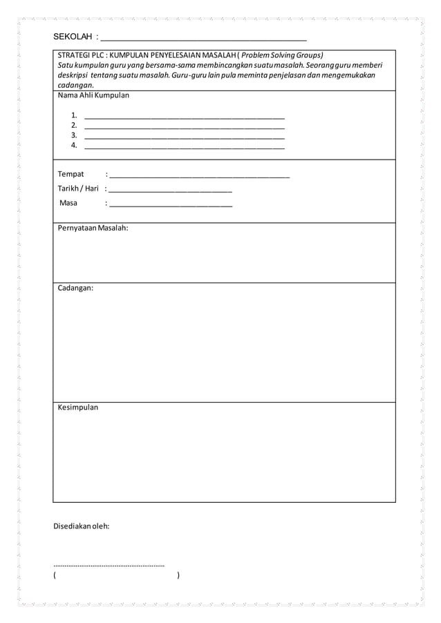 Contoh borang plc | DOCX