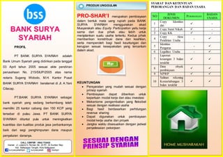 Contoh Brosur UKK Perbankan Syariah Sistem Musyarakah | DOCX