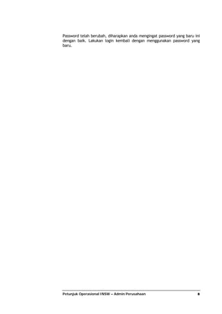 Contoh buku petunjuk operasi-admin-perusahaan | PDF