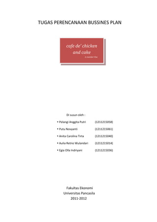 Contoh bussines plan | DOCX