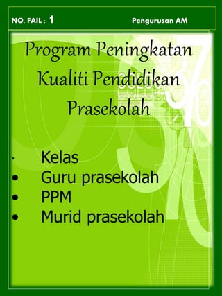 Contoh ceraian fail pra | PPTX