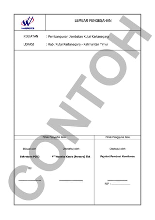 Contoh construction safety plan | PDF