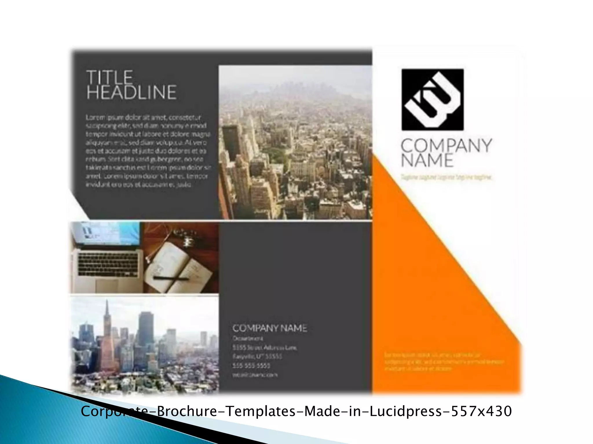 Contoh corporate brosur perusahaan | PPT