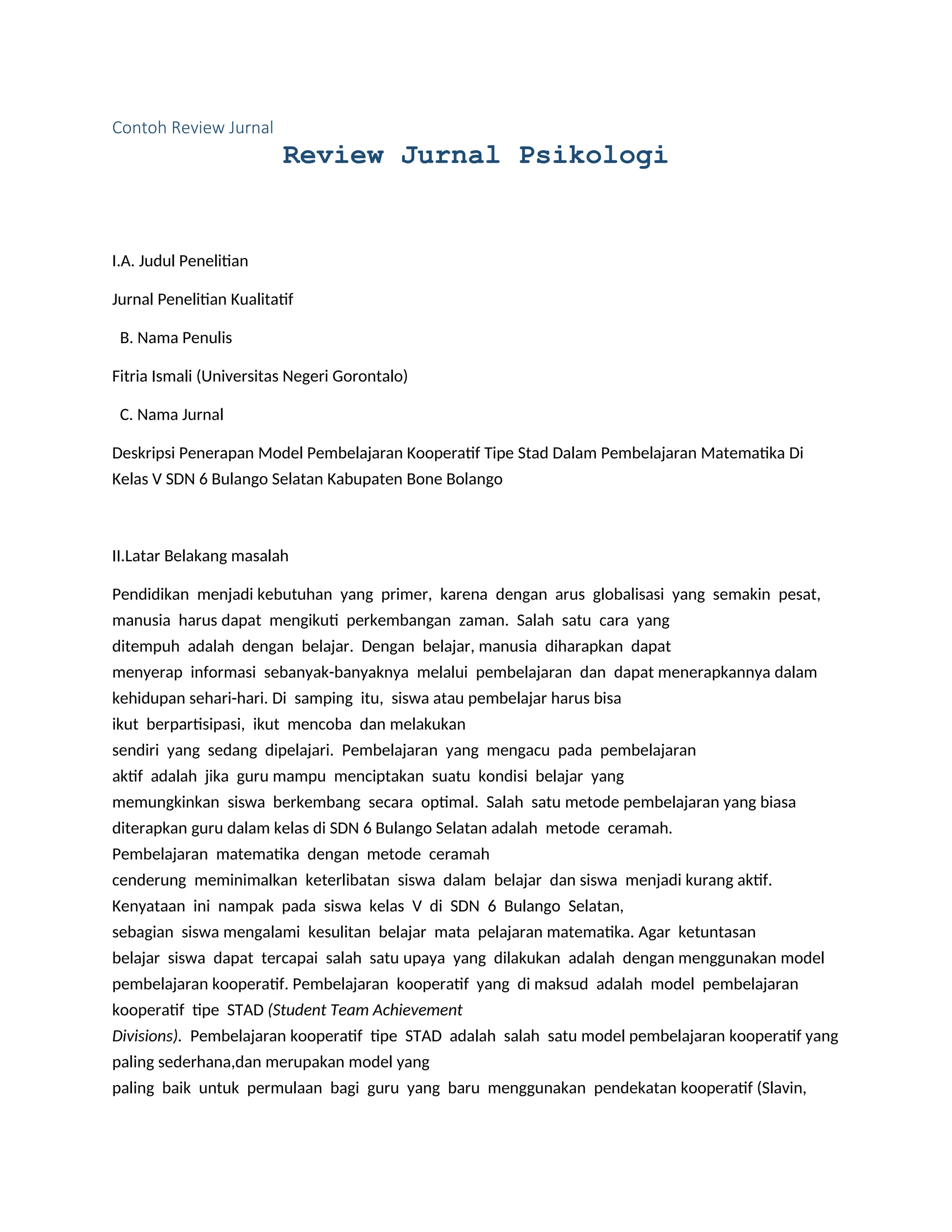 Contoh_Critical_Review_Jurnal.doWKNDLKQWDNcx | PDF