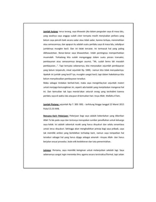 Contoh CV Taaruf | DOCX